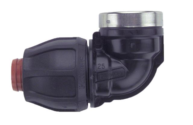 Compression 90° Elbow Rural PE x FI BSP - Vinidex Pty Ltd