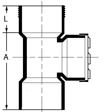 SCJ Fittings - Inspection Tees - Vinidex Pty Ltd