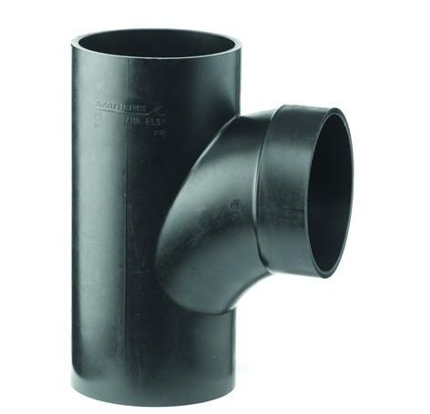 Branch 88.5° Swept Entry for Buttweld and Electrofusion - Vinidex Pty Ltd