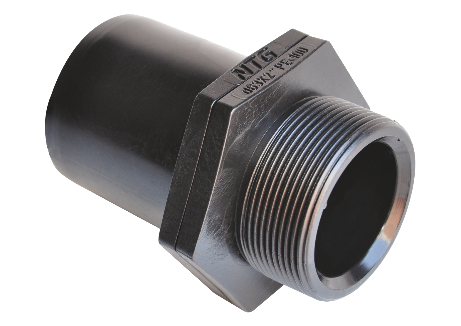 Male Adaptor E/F Long Spigot SDR 11 PE 100 - Vinidex Pty Ltd