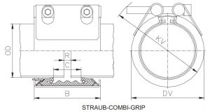 Straub Plastic Grip 40 - 160 mm - Vinidex Pty Ltd
