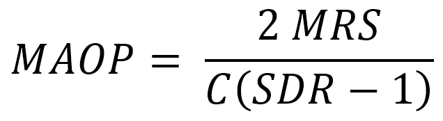 Maximum Allowable Operating Pressure (MAOP) for PE Pipes - Vinidex Pty Ltd