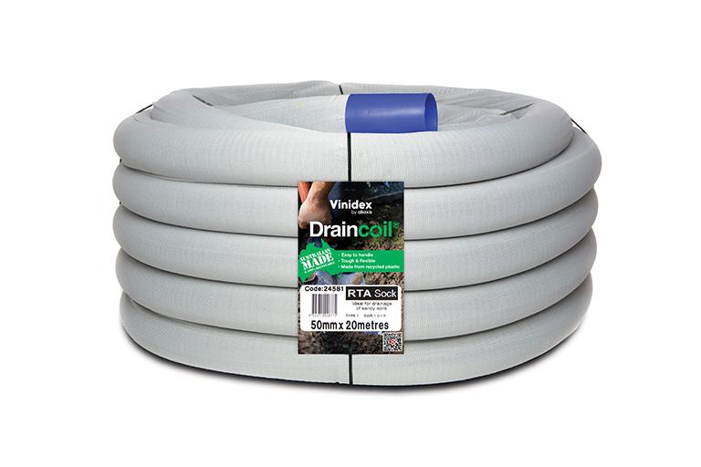 Draincoil® SN8 CL400 with Filtersock - Vinidex Pty Ltd